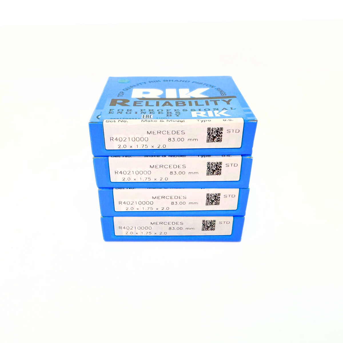 MERCEDES-BENZ SPRINTER 2.2 DIESEL ENGINE OM651 PISTON RINGS SET x4 - A ...