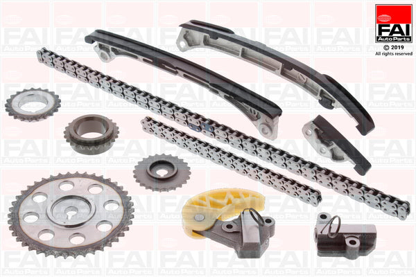 GENUINE FAI TIMING CHAIN KIT FOR MAZDA 2.2 DIESEL SKYACTIV SHY1 SHY4 S ...
